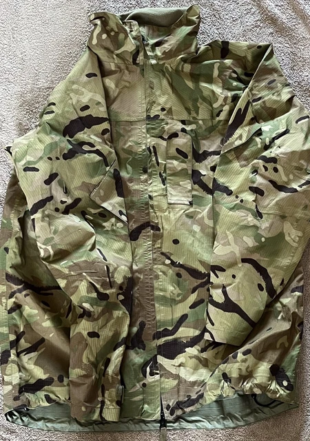 BRITISH ARMY SURPLUS MTP Lightweight Goretex Wet Weather Jacket Size ...