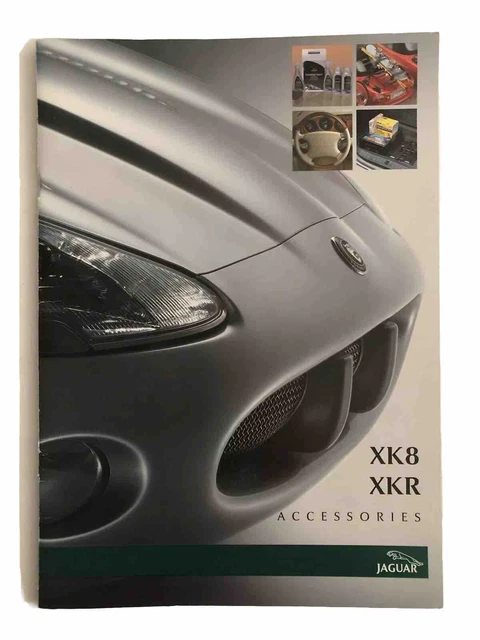 JAGUAR XK8 XKR Original Accessories Brochure 2001 on Rare £25.95 ...
