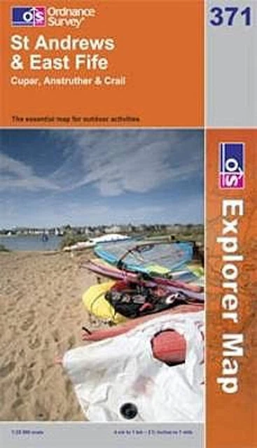ST ANDREWS Y East Fife OS Explorador Mapa EUR 14,92 - PicClick FR