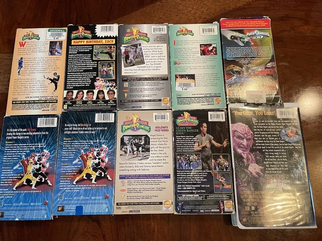 POWER RANGERS VHS Lot Of 10 £40.05 - PicClick UK