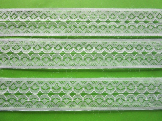 ELEGANTE WEISS SPITZE Nichtelastisch Borte 2,5cm JL 007 EUR 2,25 - PicClick DE