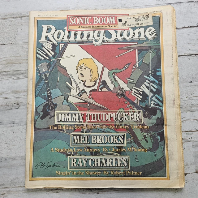 ROLLING STONE MAGAZINE February 9 1978 Jimmy Thudpucker & Mel Brooks ...