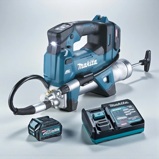 MAKITA GP001GRD 40V Max Cordless Brushless Grease Gun Kit w Battery ...