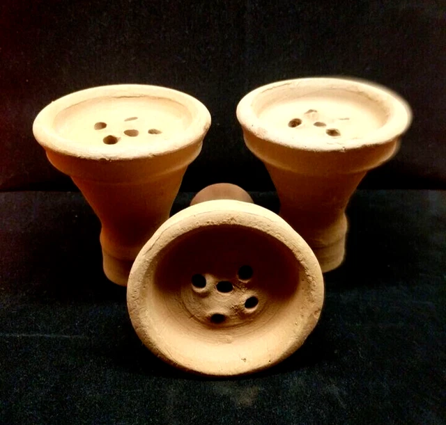 18X -LOT- HOOKAH Bowl Head Clay Shisha Pipe Phunnel Nargila Smoke+100 ...