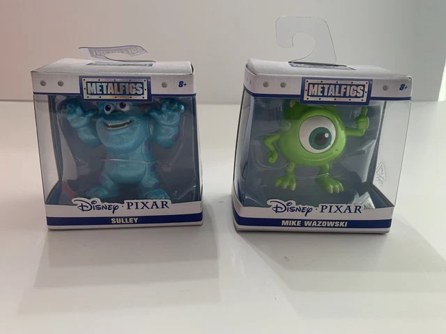 DISNEY PIXAR METALFIGS Mike and Sully Monster’s Inc Toys Display ...