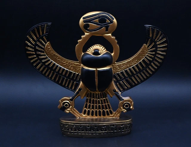 REPLICA KHEPRI ANCIENT Egyptian Art Black Winged Scarab The Good luck £ ...