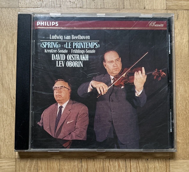 OISTRAKH OBORIN BEETHOVEN Violin Sonatas Kreutzer Spring Philips Cd Germany EUR 1,50 - PicClick FR