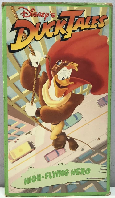 WALT DISNEY DUCKTALES High-Flying Hero VHS Video Tape VTG 1991 Duck ...