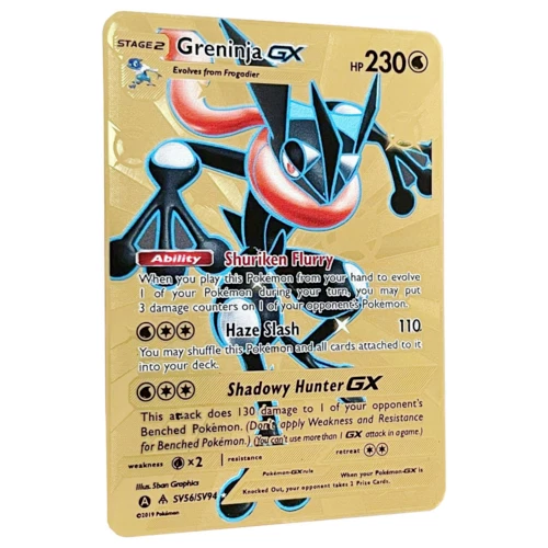 GRENINJA POKEMON GOLD Solid Metal | Collectable Card GX Rare EUR 8,12 ...