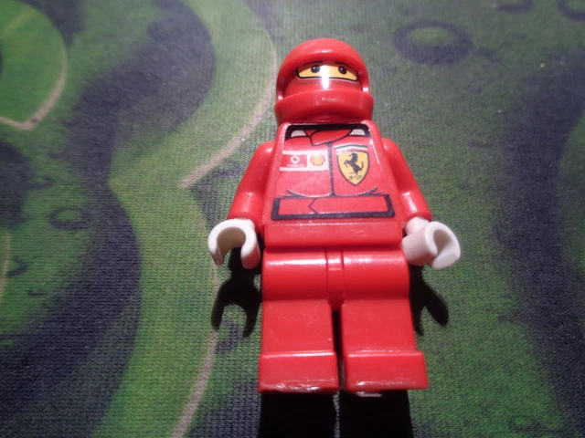 LEGO MINIFIGURES F1 Ferrari Pit Crew Member Shell Torso Stickers ...