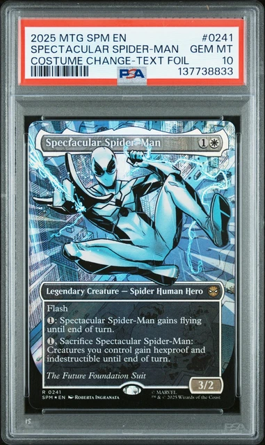 2025 MTG MARVEL'S Spider-Man #0241 Spectacular Spider-Man Psa 10 £742. ...