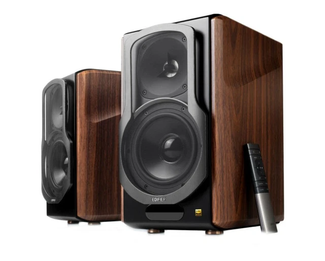 EDIFIER S2000MKIII ACTIVE Bluetooth Bookshelf Speakers Studio PC Hi-Fi ...