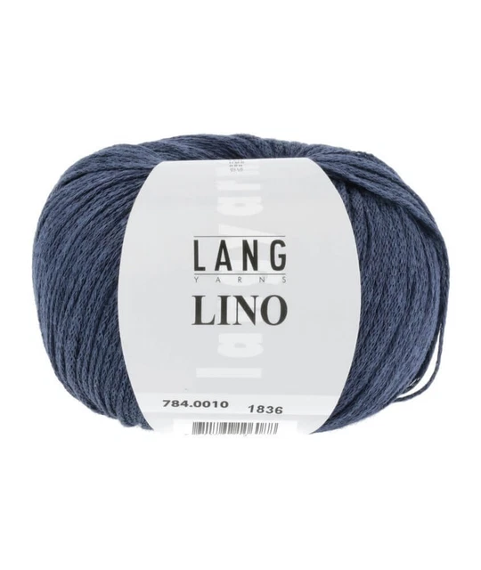 PELOTE DE LIN à tricoter Lino - Lang Yarns 10 Bleu EUR 9,80 - PicClick FR