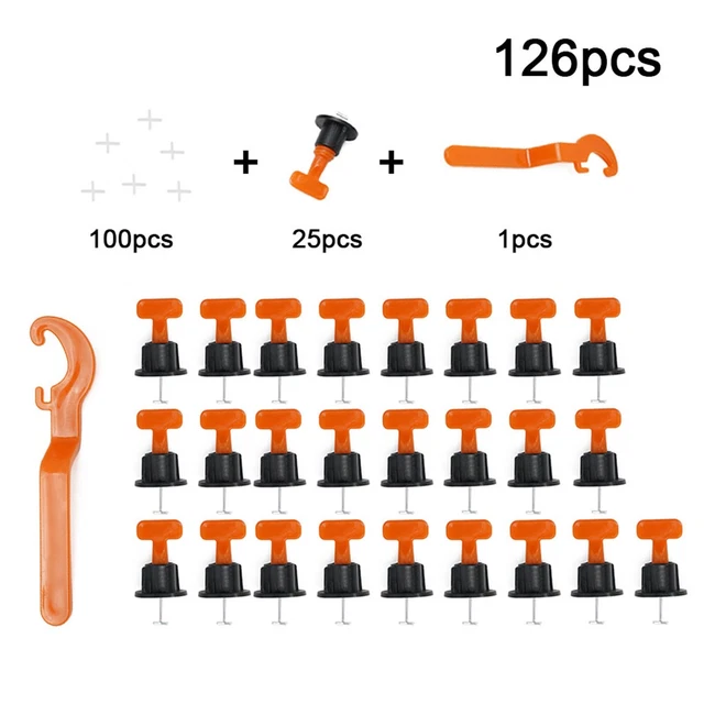 TILE LEVELING TOOL Tile Spacers 5-17mm Easy DIY PP Plastic + Manganese ...