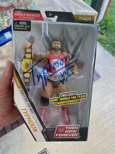WWE ELITE COLLECTION "Flashback" (Then Now Forever) Typhoon Autographed $229.37 - PicClick AU
