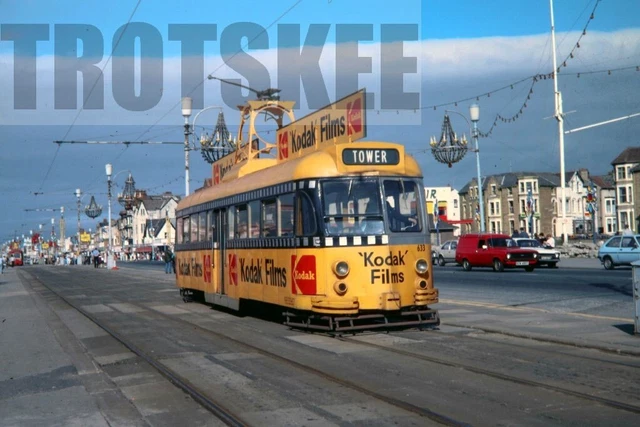 35MM SLIDE BLACKPOOL Transport Single Decker Tram Strassenbahn 633 1985 Original £21.12 ...