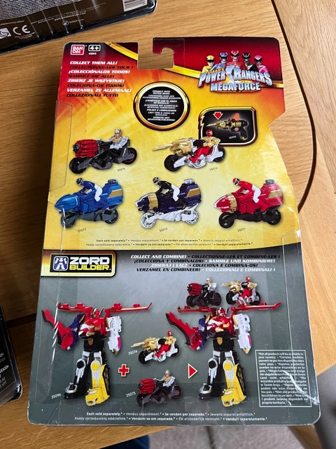 POWER RANGERS MEGAFORCE Robo Knight & Lion Cycle plus carte morpher ...