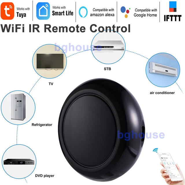 UNIVERSAL WIFI IR Remote Control For Tuya Smart Life APP Alexa Google ...