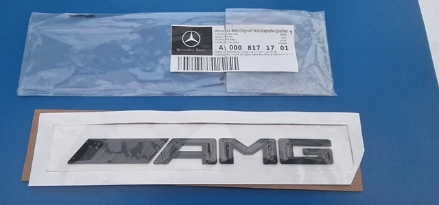 GENUINE MERCEDES BENZ AMG Rear Boot Badge Emblem C E A S Class SLK ...