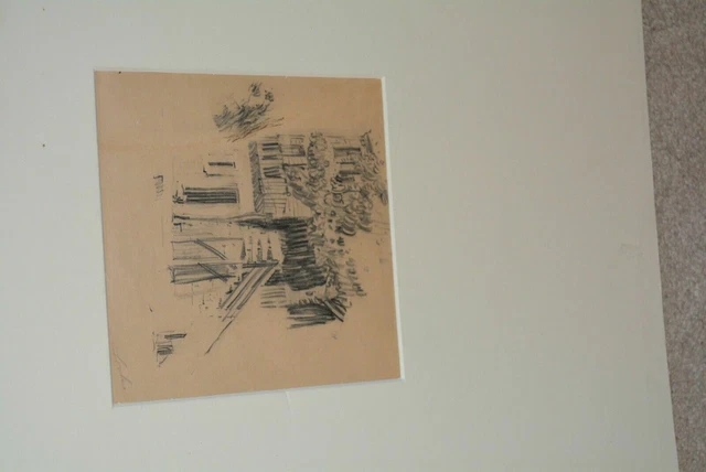 WPA CHARLES LOCKE MOMA BRITISH museum DRAWINGOriginal Pencil Signed ...