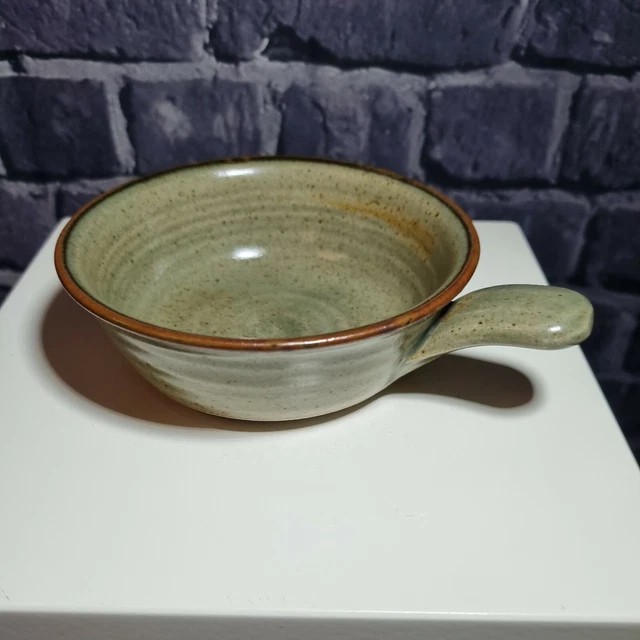 GORDON PLAHN OF Langton Studio Pottery Small Handled Stoneware Bowl ...