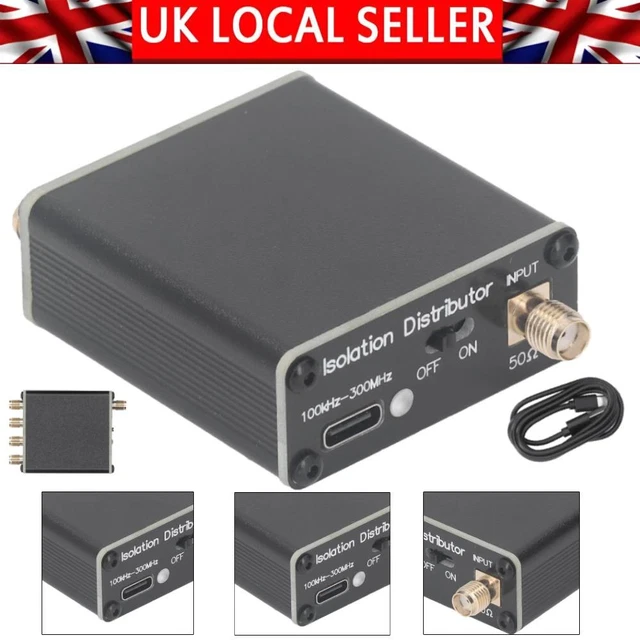 ACTIVE RF ISOLATION Signal Distributor Splitter 50 Ohms for Radio ...