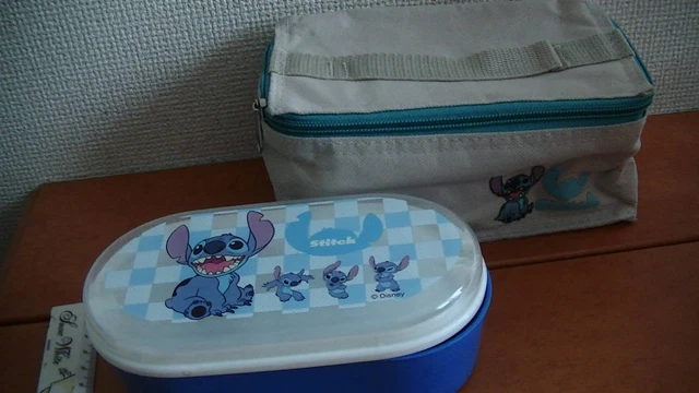 DISNEY STITCH LUNCH Box Lunch Box with Cold Storage Bag Bunk £32.23 ...