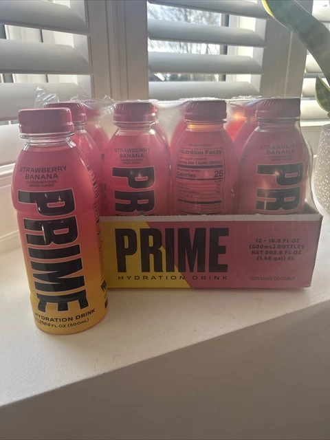 PRIME HYDRATION STRAWBERRY Banana (USA import) £10.25 - PicClick UK