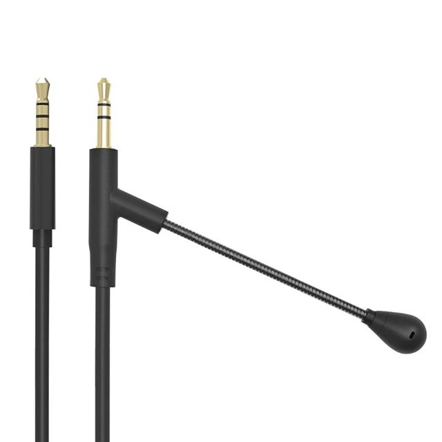 FOR BOOM MICROPHONE Cable Studio Mic For 3.5mm Headphone With Condenser ...