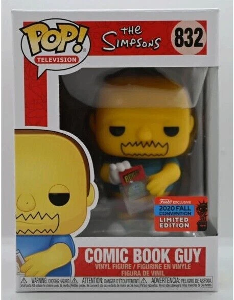 FUNKO POP COMIC Book Guy The Simpsons Fall Convention Édition Limitée ...