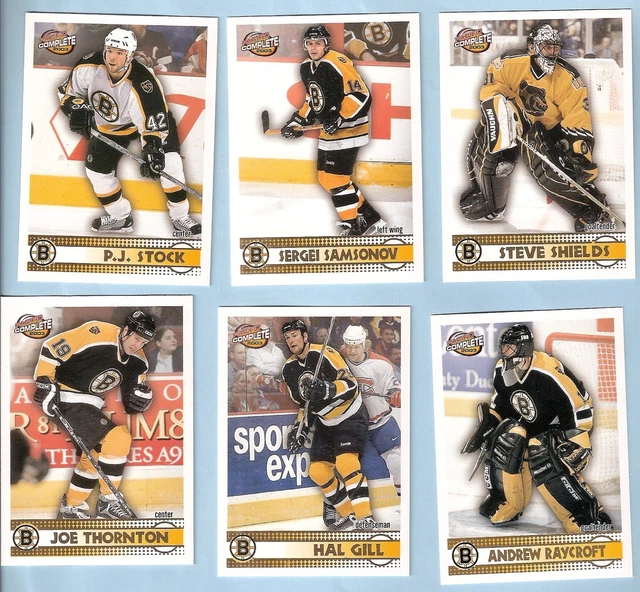 2002-03 PACIFIC COMPLETE Insert Boston Bruins Team Set (23) EUR 8,87 ...