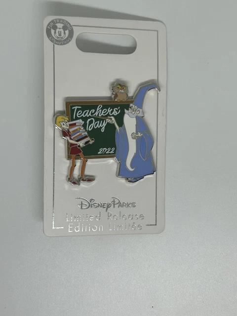 DISNEY 2022 TEACHERS' Day Pin Sword in the Stone Merlin Archimedes ...