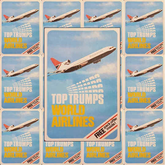 TOP TRUMPS SINGLE Cards World Airlines Passenger Jet Planes Various ...