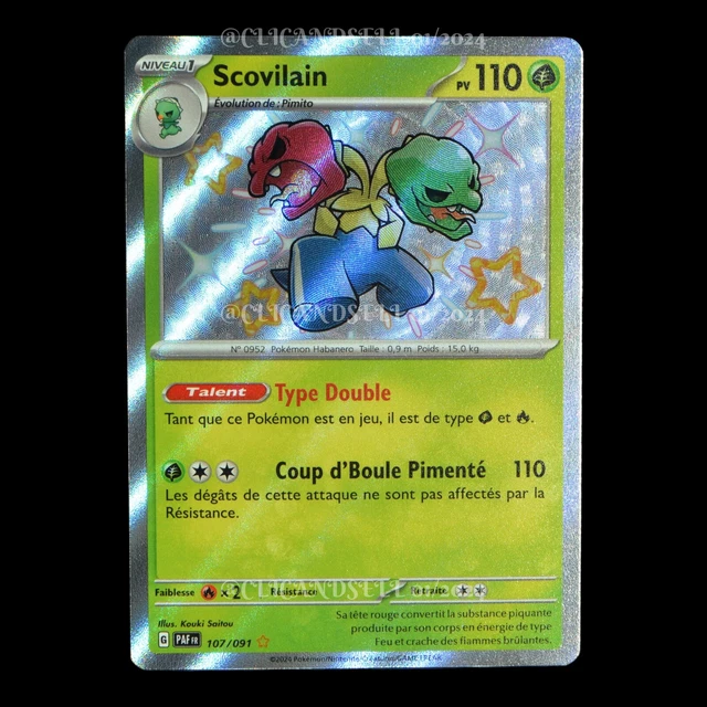 CARTE POKEMON SCOVILAIN 107/091 EV4.5 Destinées de Paldea FR EUR 9,90 ...