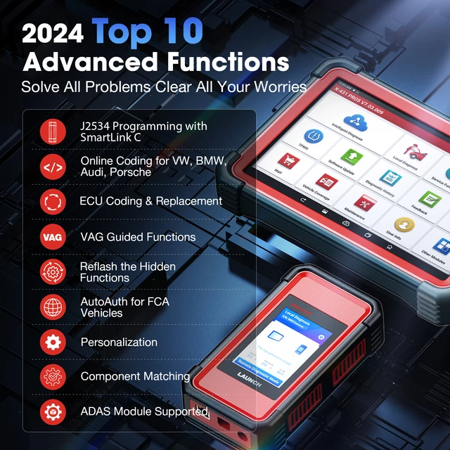 2025 LAUNCH X431 PRO 5 PROFI KFZ OBD2 Diagnosegerät J2534 ECU Programmier TPMS EUR 1.531,00 ...