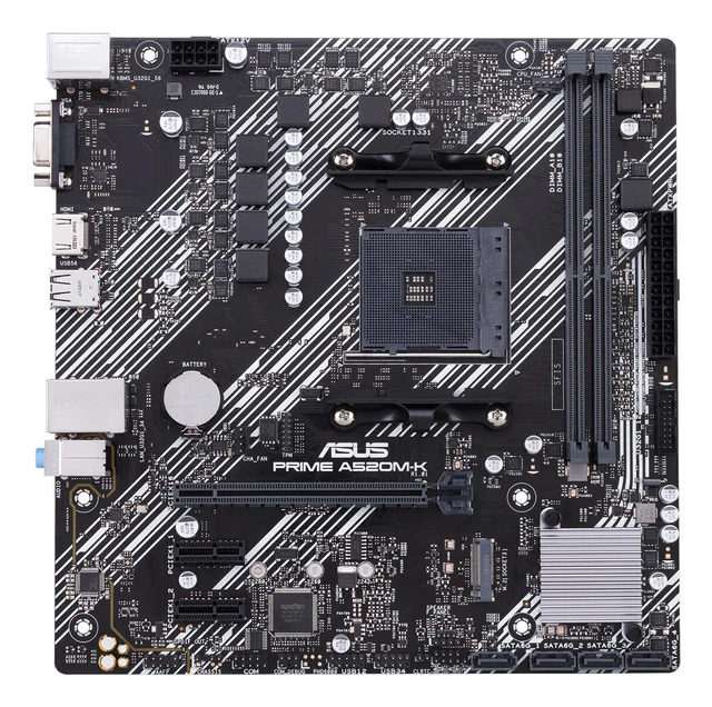 ASUS PRIME A520M-K AMD A520 Socket AM4 micro ATX £87.16 - PicClick UK