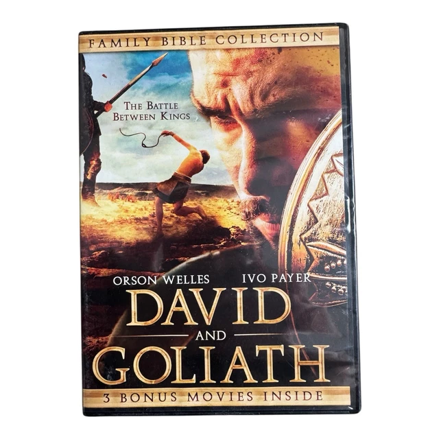 DAVID AND GOLIATH DVD (1961) Orson Welles, Ivo Payer - Family Bible ...