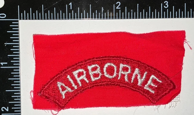 REPRODUCTION WWII US Army Air Force AAF Airborne A/B Aviation RED Arc ...