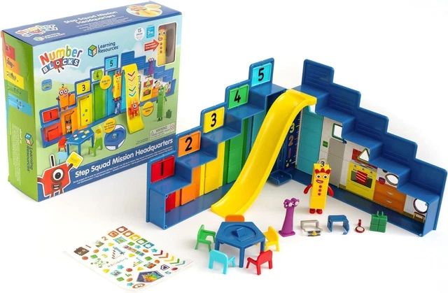 LEARNING RESOURCES ZAHLENBLÖCKE Step Squad Mission Hauptquartier Deluxe ...