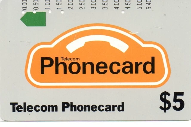 TELECOM $5 MULTI Hole Phonecard-Generic Telephone Logo-Low Mintage $3. ...