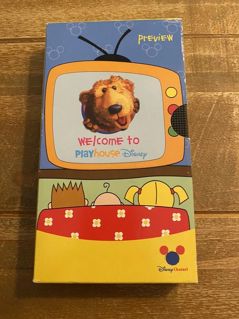 WELCOME TO PLAYHOUSE Disney VHS Video Preview Bear In Blue House Paws ...