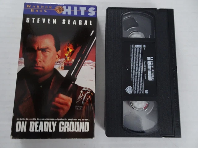 ON DEADLY GROUND VHS Tape with Steven Seagal - Warner Bros. Hits - 1994 ...