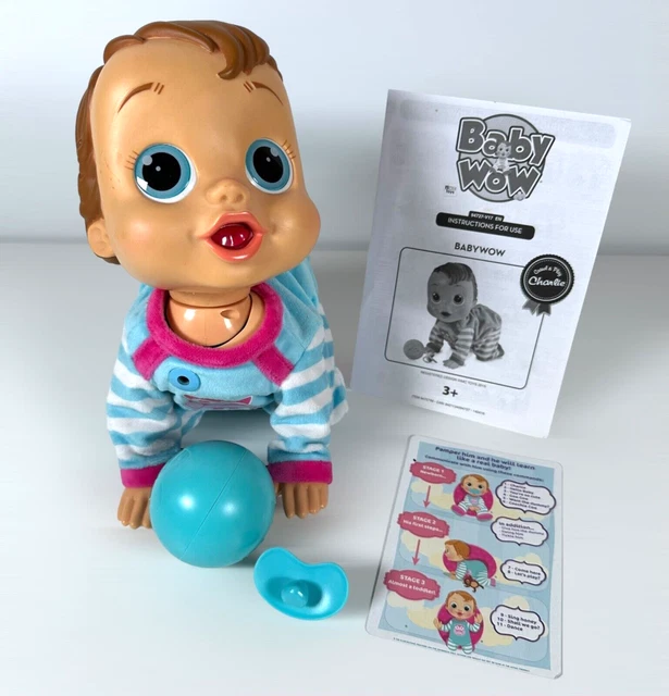 BABY WOW CHARLIE Doll Interactive - Crawl & Play by IMC - (3yrs ...