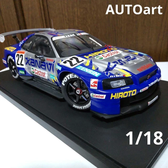 AUTOART NISSAN SKYLINE GT-R R34 Xanabi JGTC 1/18 EUR 204,24 - PicClick FR