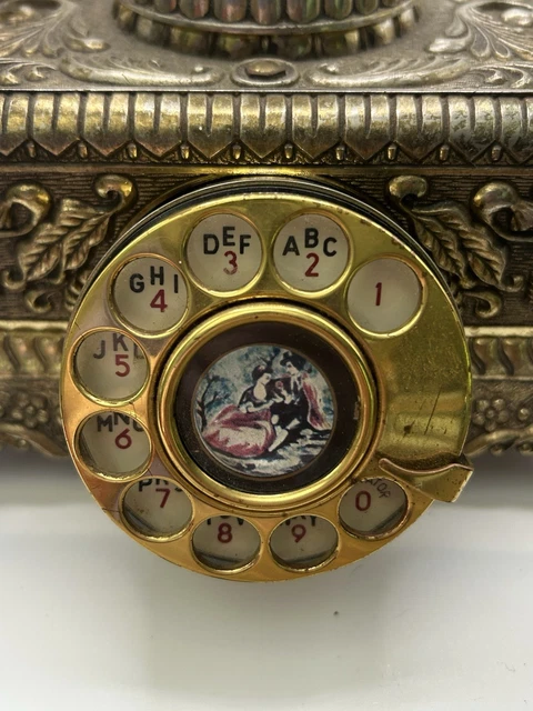 VINTAGE IMPERIAL YELLOW Rotary Phone Corded Princess Telephone £61.97 ...