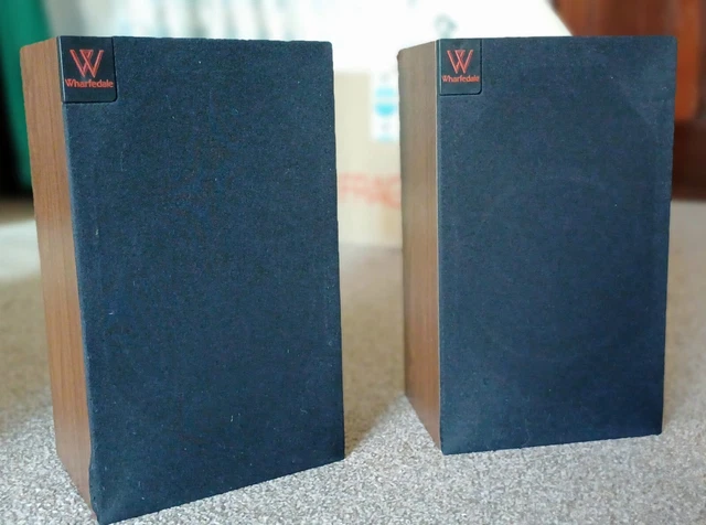 VINTAGE WHARFEDALE HI-FI speakers, fully working £22.00 - PicClick UK