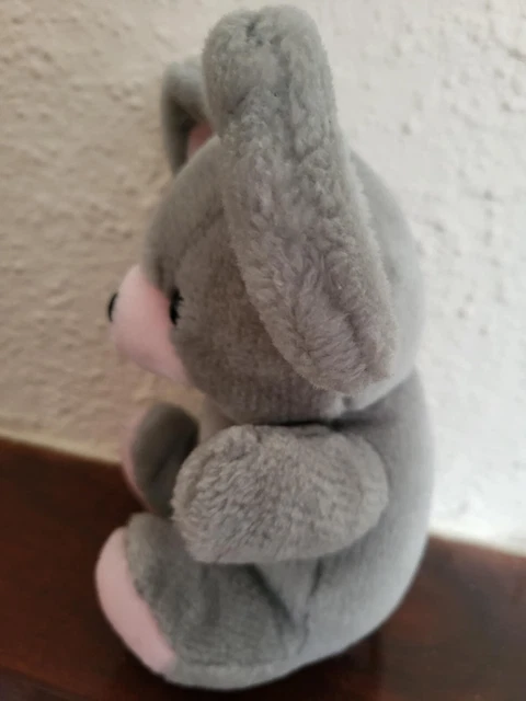 VINTAGE PMS GREY Mouse Pink Ears Plush Soft Toy Rare £10.76 - PicClick UK