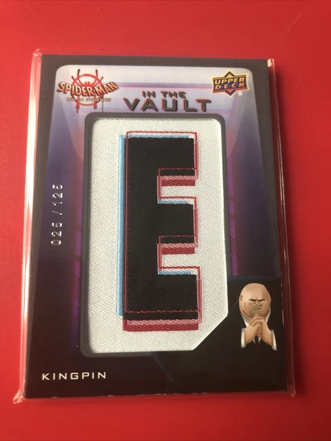 SPIDER-MAN INTO SPIDER-VERSE Vault Letterman Patch VLP-07 Kingpin #/125 ...