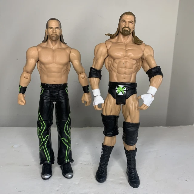 WWE D-GENERATION X Shawn Michaels & Triple Wrestling Figures-Basic ...