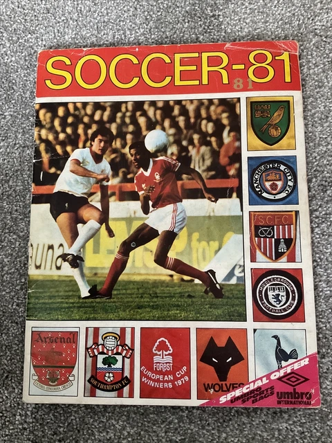 FKS SOCCER STARS 81 1981 football sticker album division 1 complete £50 ...